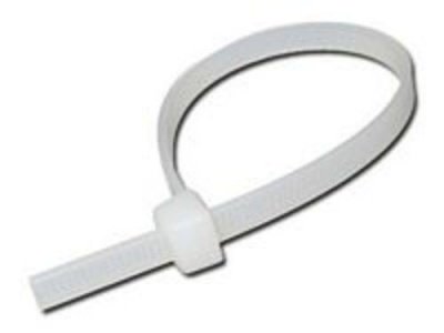 FASCETTA STRINGICAVO BIANCA 5X200MM - CONF. 100 PZ